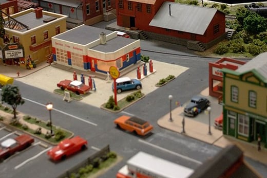 Quincy Village HO Scale Model Railroad
